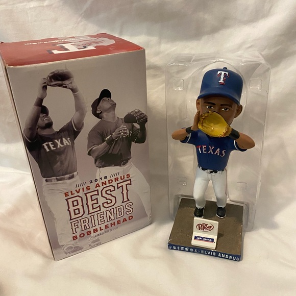 texas rangers | Other | 28 Texas Rangers Elvis Andrus Bobblehead Nib ...